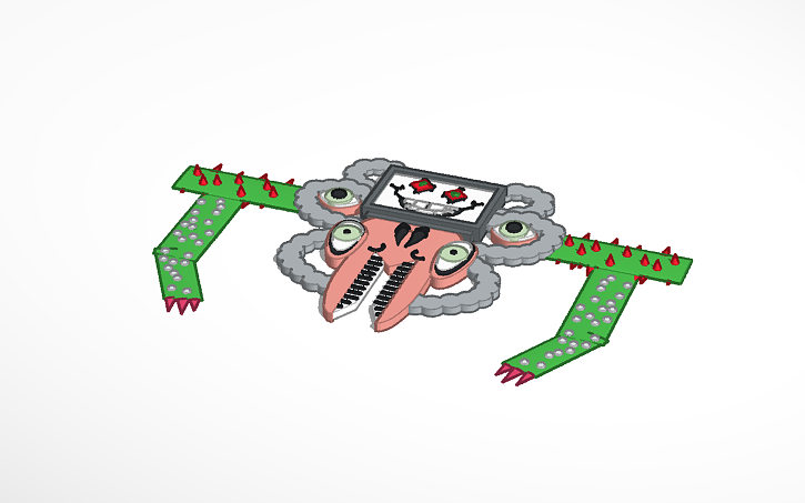 3D design Omega Flowey! - Tinkercad