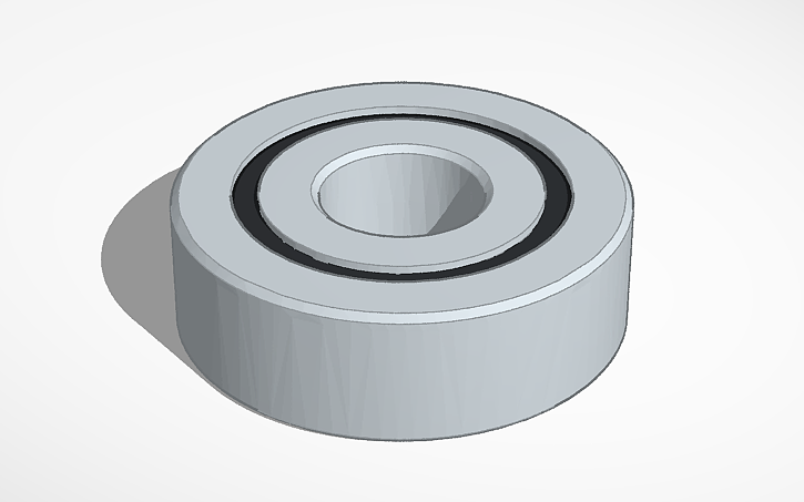 3D design Skate Wheel Ball Bearing - Tinkercad