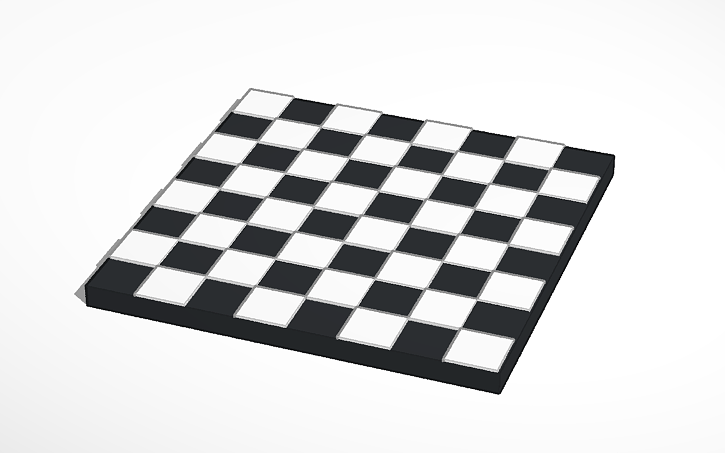 3D design board game - Tinkercad