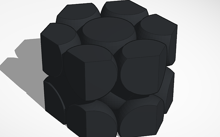 3D design Estructura cristalina HCP - Tinkercad