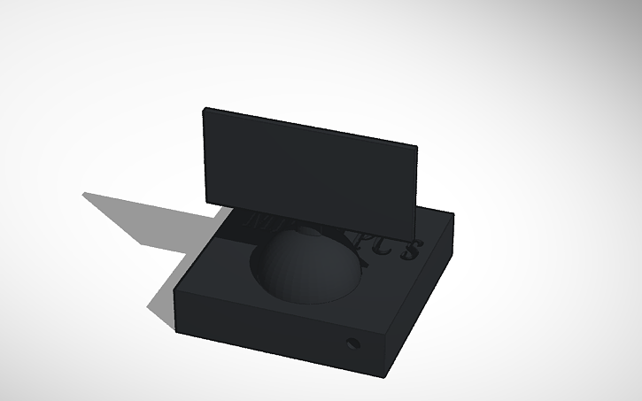3D design Micro pc case - Tinkercad