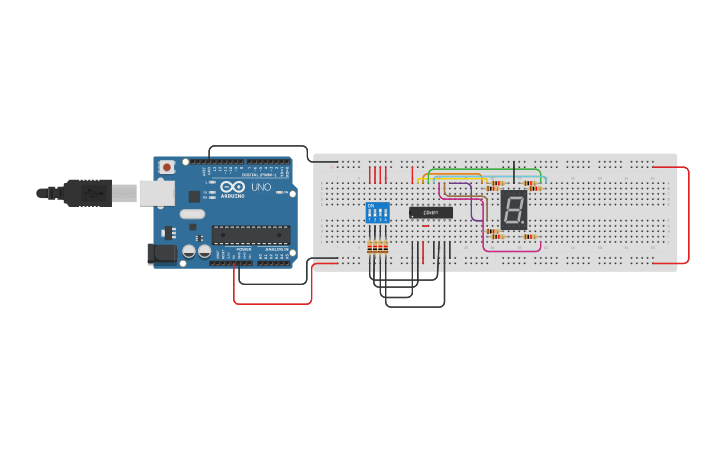 Circuit Design Circuito Combinacional Tinkercad