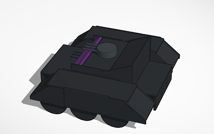 3D design Cybernetic tank sim lab - Tinkercad