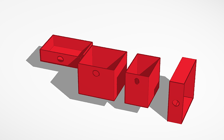 3D design closet drawer - Tinkercad
