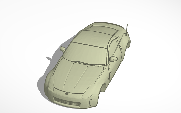 3D design Nissan 350z Scan - Tinkercad