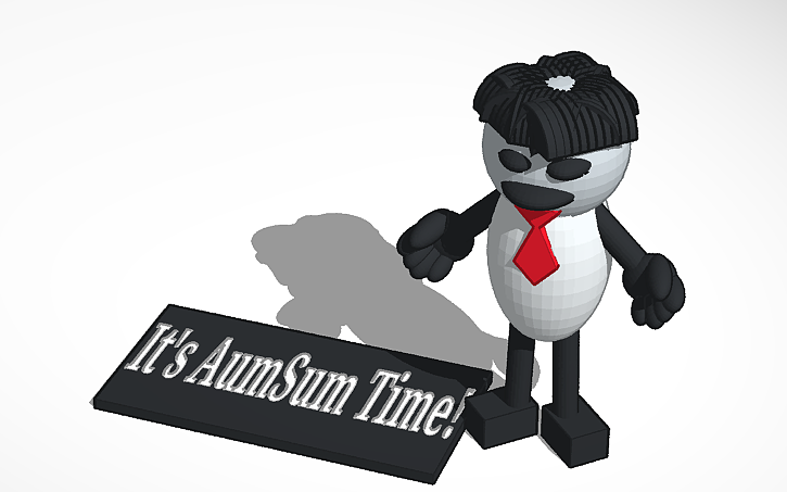 3D design It's AumSum time! - Tinkercad