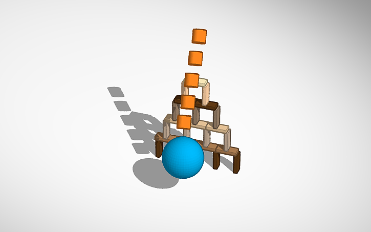 3D design Blocks vs ball - Tinkercad