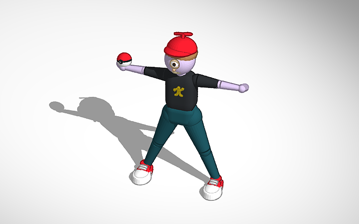 3D design Copy of Tinkercad Character - Tinkercad