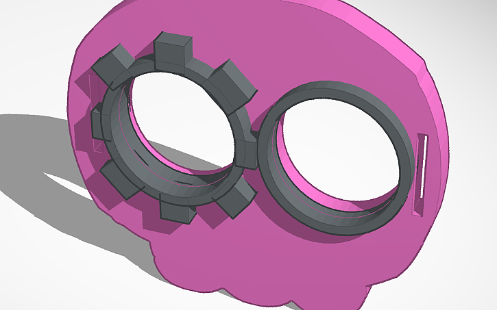 3D design Tesla TLT Mask - Tinkercad