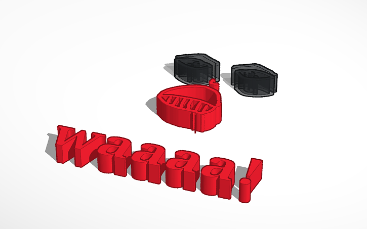 3D design crybaby - Tinkercad