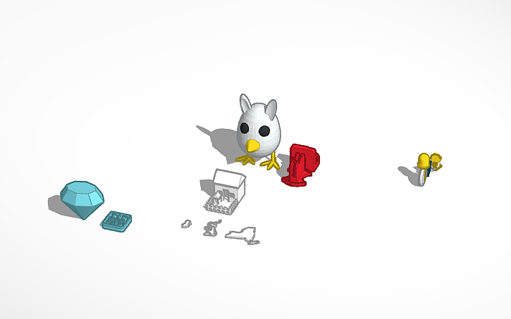 3D design pollo 777 - Tinkercad