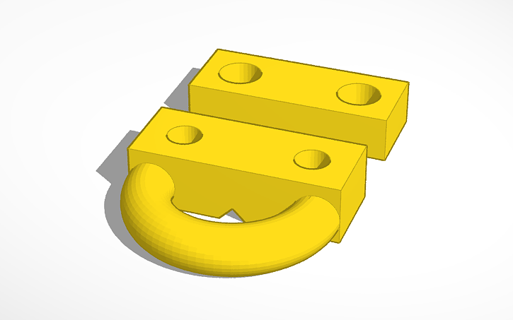 3D design Wire end connector - Tinkercad