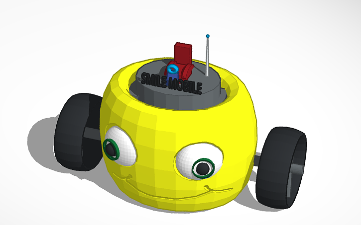 3D design Smile Mobile - Tinkercad