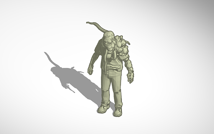 3D design Left 4 dead 2 Smoker (PS i do not own this) - Tinkercad