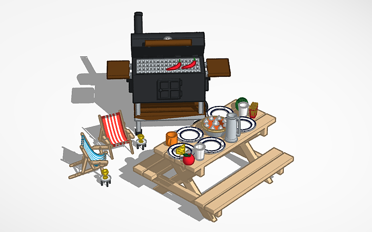 3d Design Copy Of Bbq Tinkercad