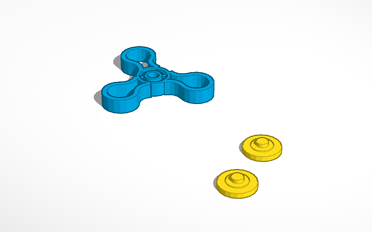 3D design Fidget spinner - Tinkercad