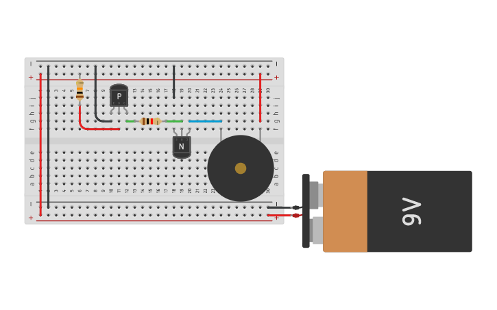 Circuit design Musical Bell - Tinkercad