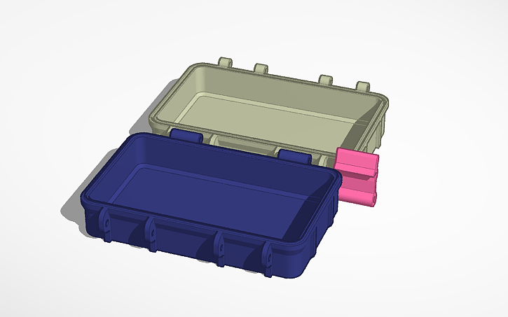 3D design Rugged Box - Tinkercad