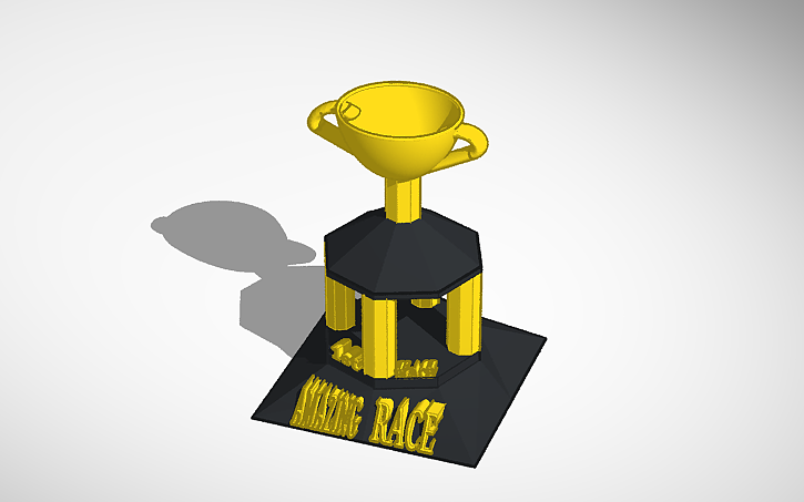 3D design 2.0 trophy - Tinkercad