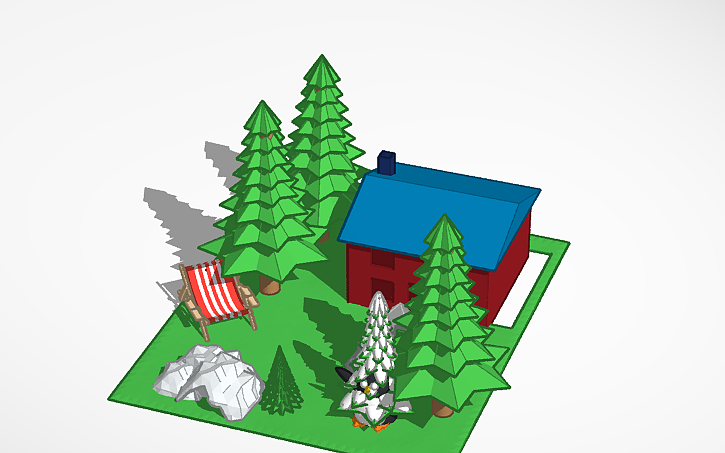 3D design Copy of Backyard - Tinkercad