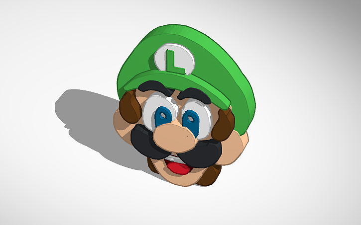 3D design Luigi - Tinkercad
