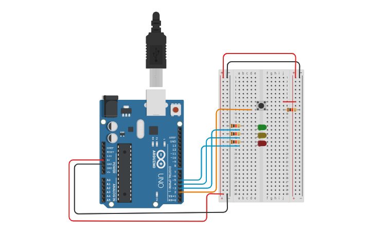 Circuit design COA 1 LAB - Tinkercad