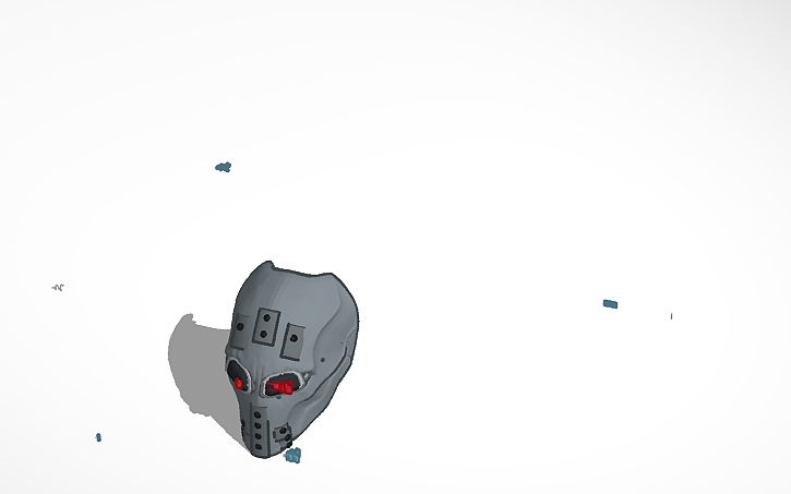 3D design Copy of Copy of TWD Masked Man's Mask - Tinkercad