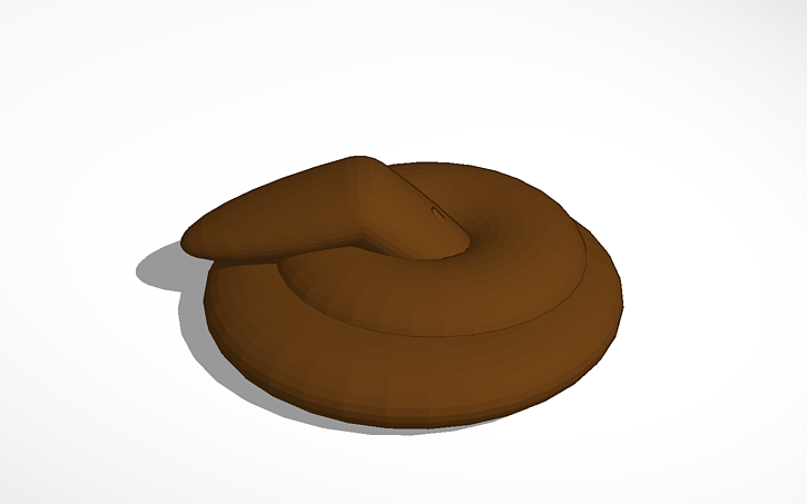 3D design poop - Tinkercad