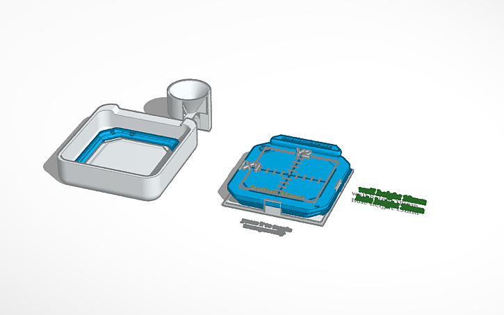 3D design 10x10 template 2022 - Tinkercad