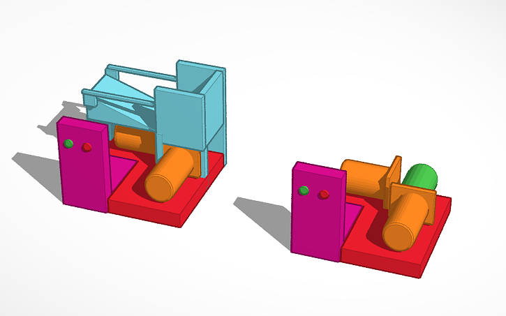 3D design Can Crusher Prototype - Tinkercad