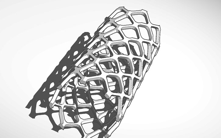 3D design Coronary Stent - Tinkercad