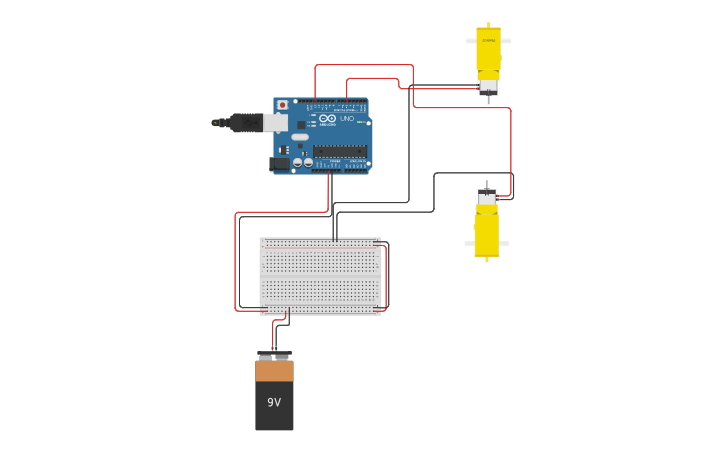 Circuit design Electrical Engineering - Tinkercad
