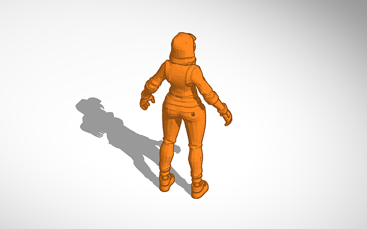 3D design fortnite skin - Tinkercad