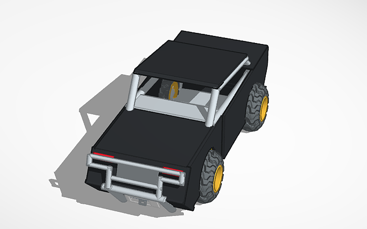 3D design rally car - Tinkercad