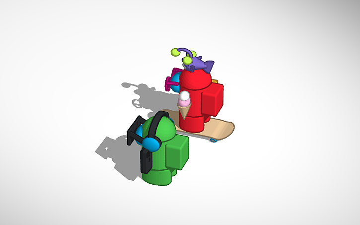 3D design AMONG US 3D - Tinkercad