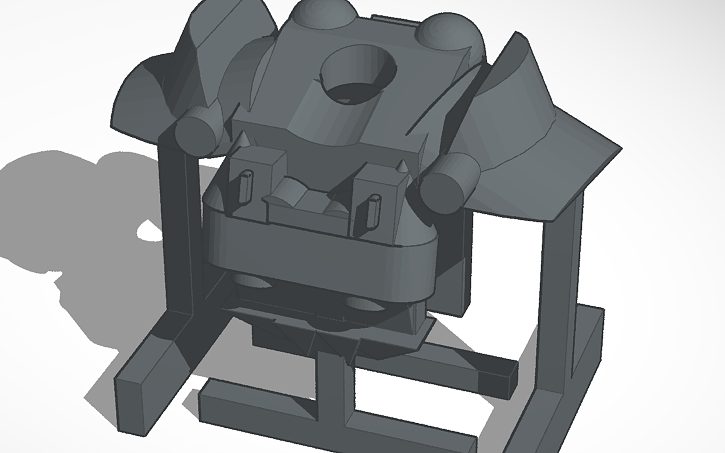 3D design Lego T-60 Power armor Torso - Tinkercad