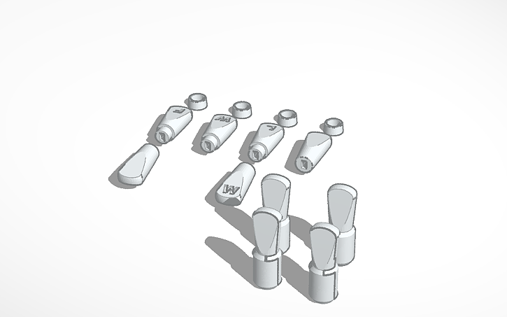 3D design toggle switch extender - Tinkercad