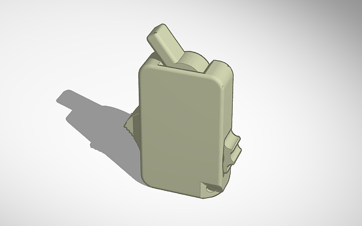 3D design Fidget clicker - Tinkercad