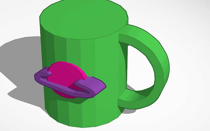 3D design Space mug - Tinkercad