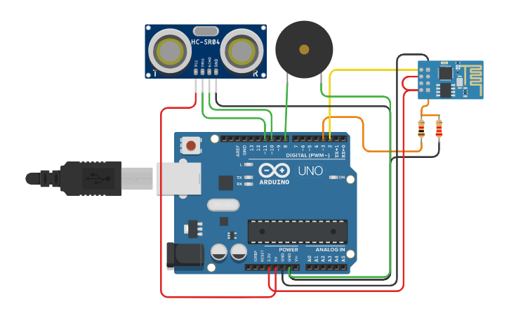 Circuit design Detektor Gempa dengan Sensor Jarak Berbasis Arduino dan ...