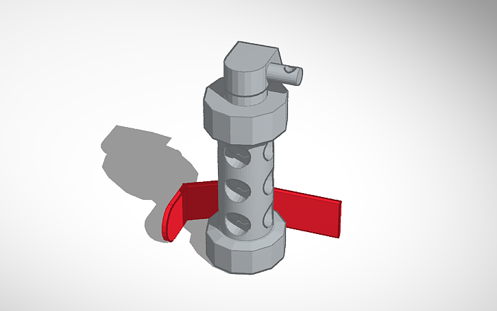 3D design Flash-bang key chain - Tinkercad