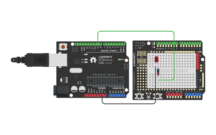 Circuit design Copy of DFRobot - Tinkercad