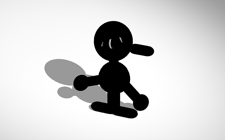 3D design shadow man walten files - Tinkercad