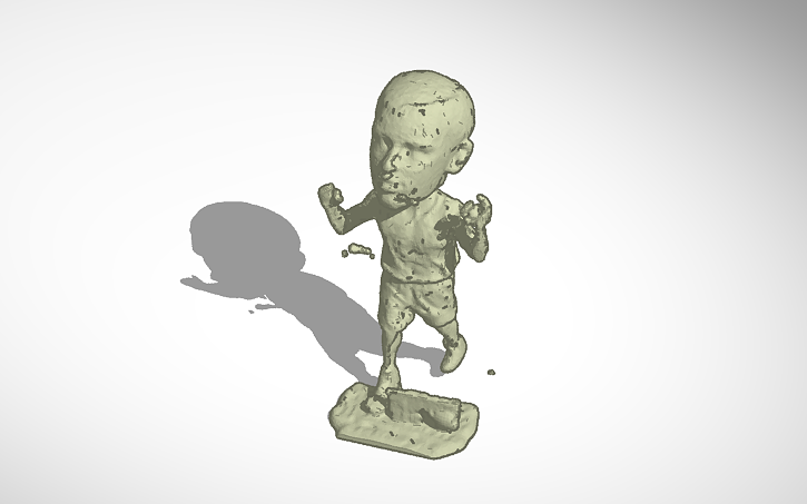 3D design Stephen Curry Bobblehead - Tinkercad