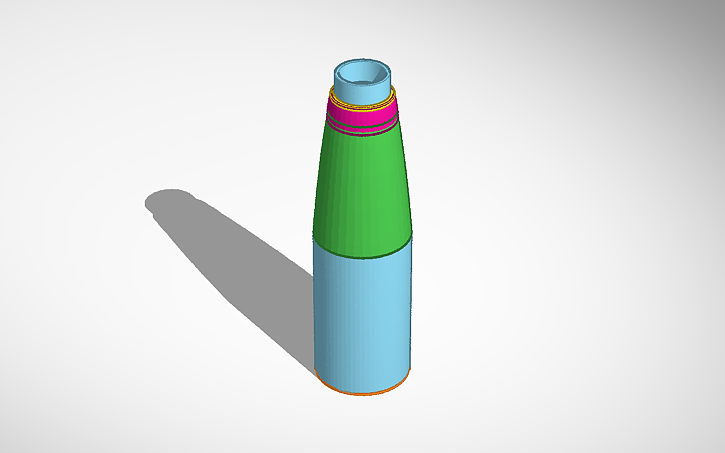 3D design bottle design 2.0 - Tinkercad
