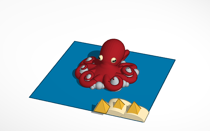 3D design Giant Octopus - Tinkercad