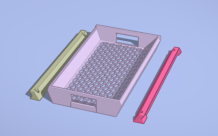 3D design Under Desk Drawer For Phone. - Tinkercad