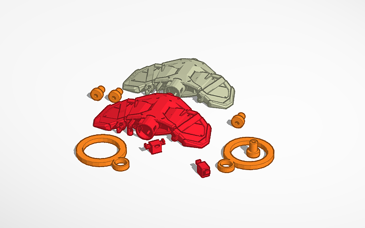 3D design Spider Man Web Shooter - Tinkercad