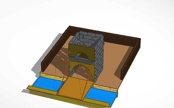 3D design Drawbridge - Tinkercad