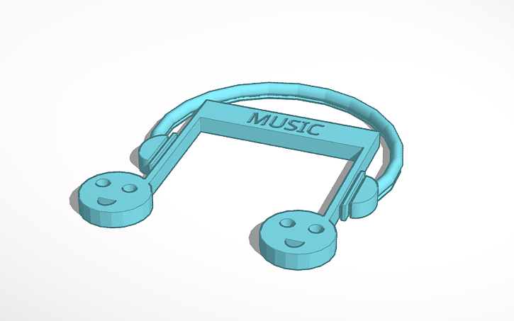 3D design Music - Tinkercad